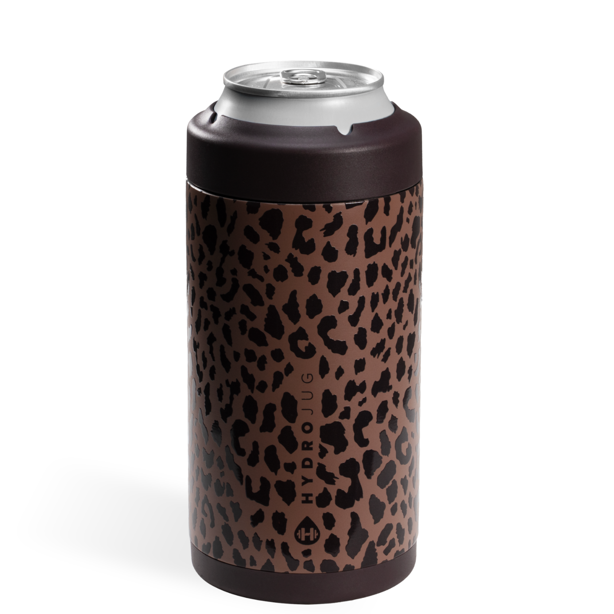 HydroJug Can Cooler 16oz - Brown Leopard – HydroJug Wholesale